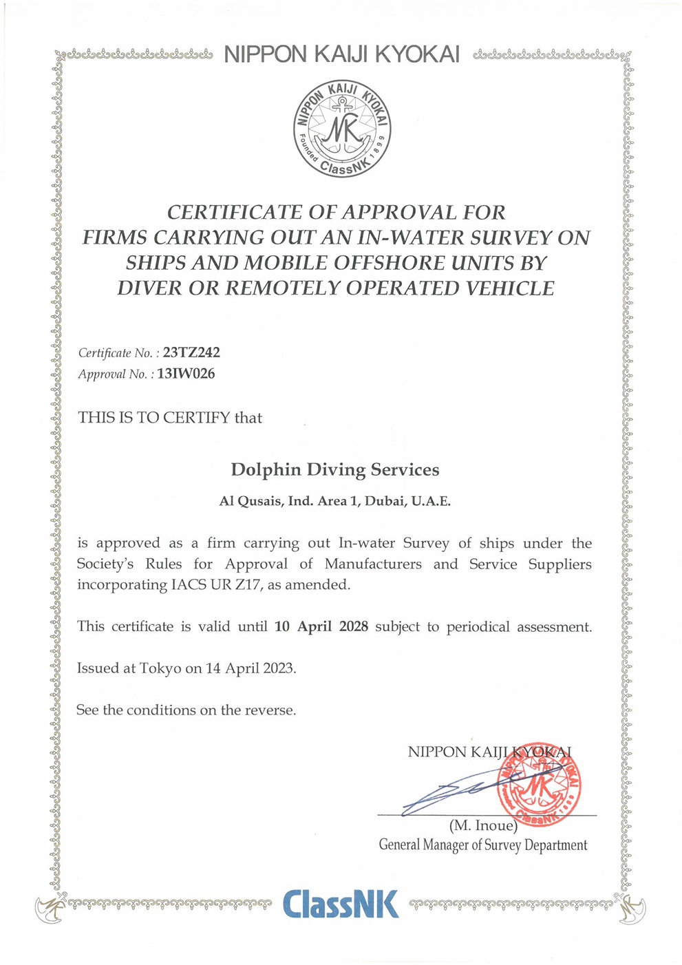 Home - Dolphin Diving Services